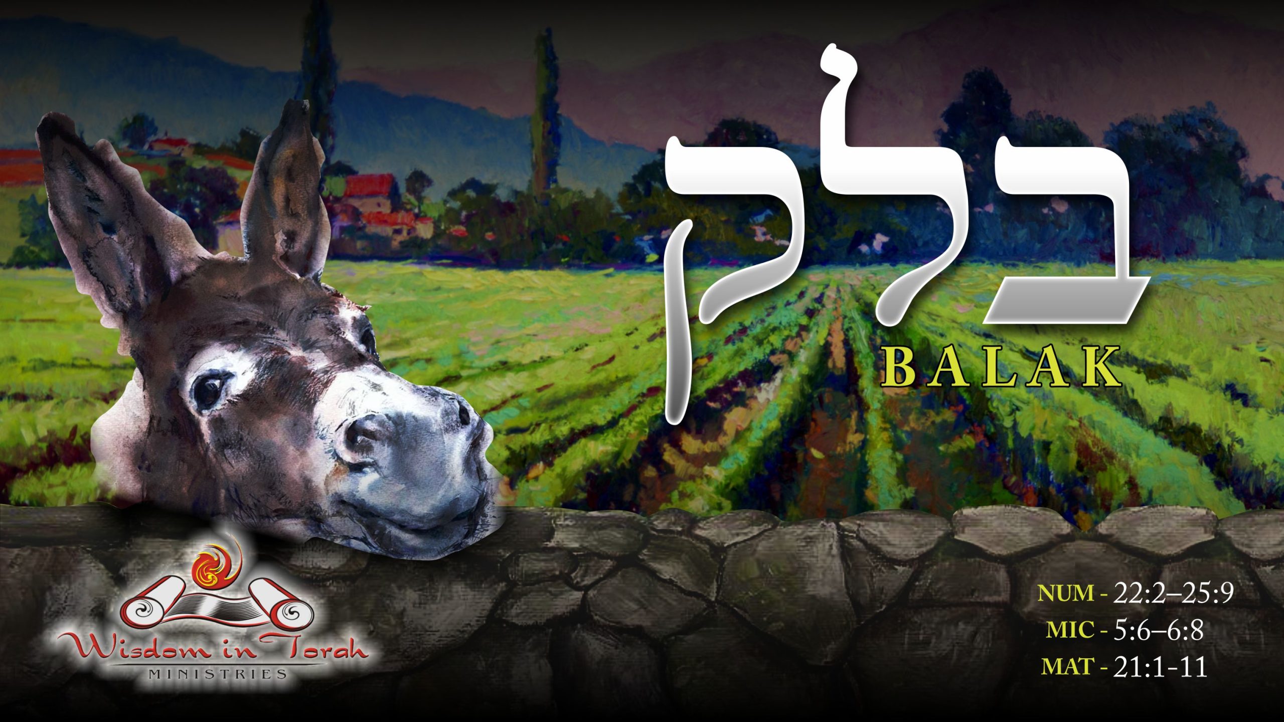 Torah Portion Balak Complete - Wisdom In Torah Ministries - Rico Cortes