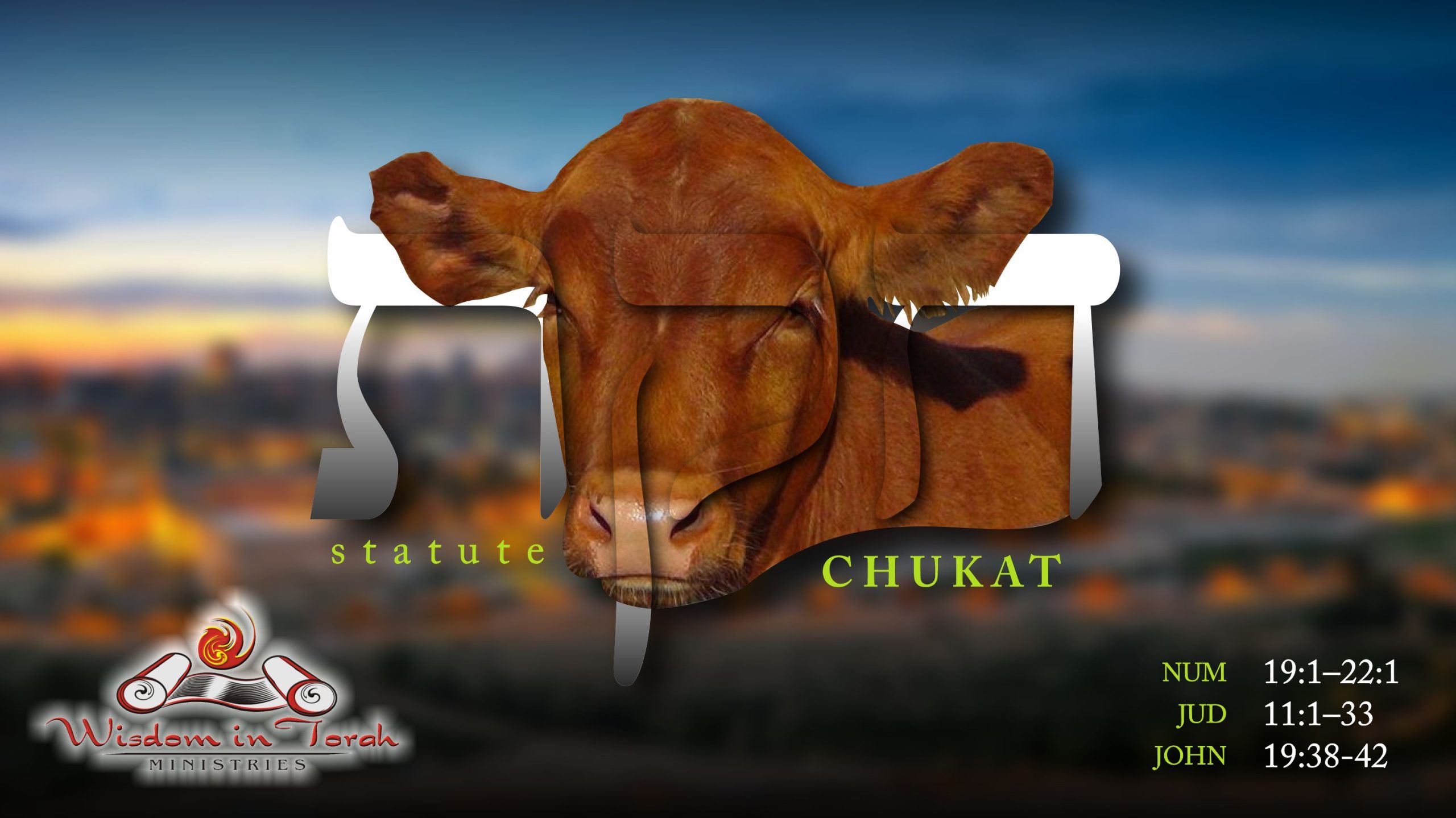 Torah Portion Chukat Complete - Wisdom In Torah Ministries - Rico Cortes